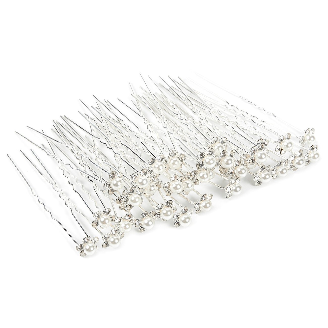 Amazon.com : 40-Pack Wedding Hair Pins - Decorative Bridal Hair ...