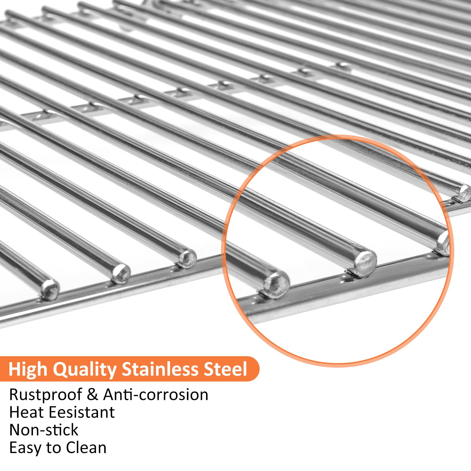 Snapklik.com : AJinTeby Stainless Steel Hinged Cooking Grid For PK Grills