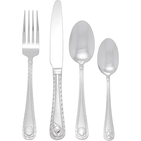 Amazon.com | Supreme Housewares 20-Piece Fish Shaped Flatware Set, 18/8 ...