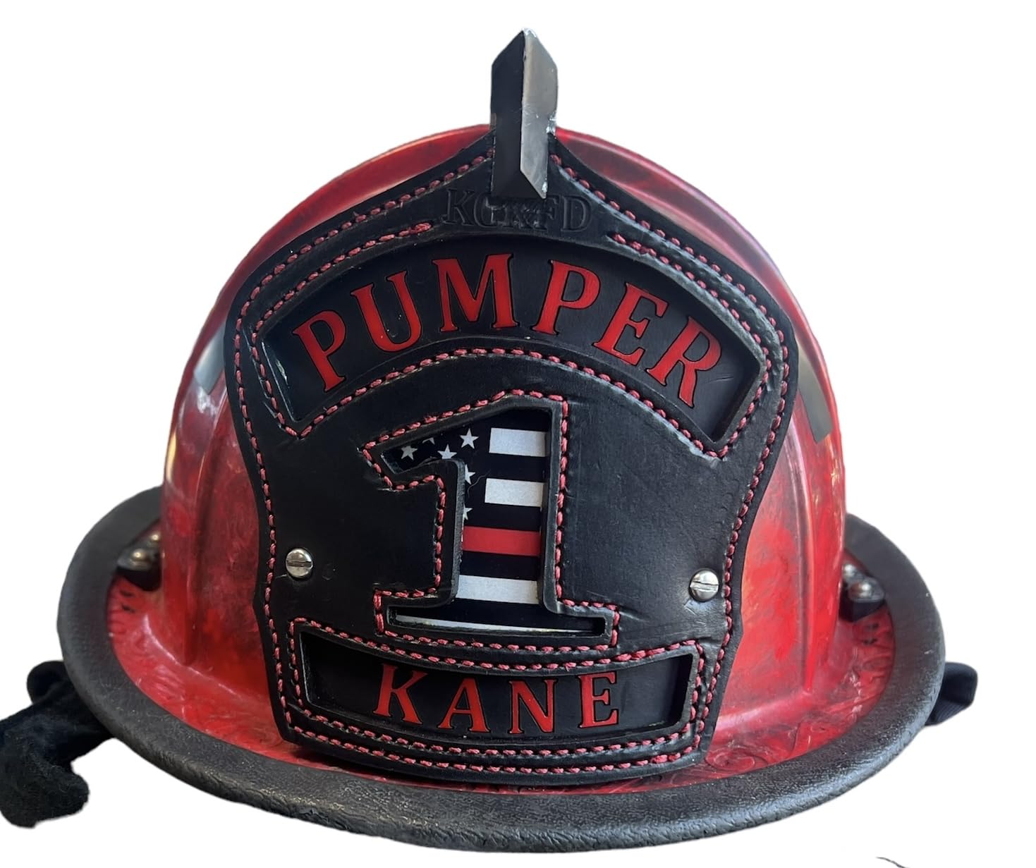 Amazon.com: Thin Red Line Fire Helmet Shield - Personalized Firefighter ...