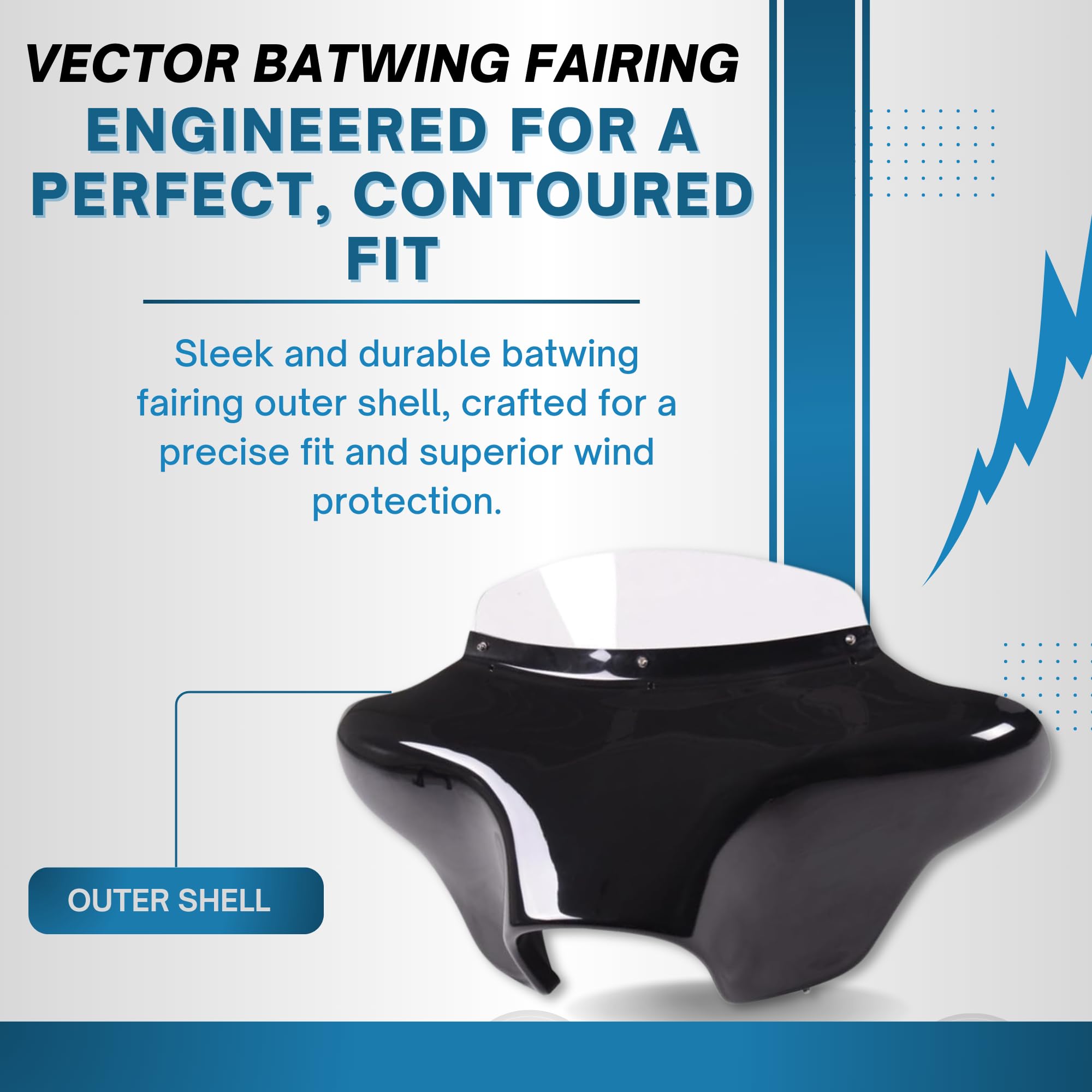Honda Vtx 1300 Fairing Wind Honda VTX Batwing Fairing | The USA
