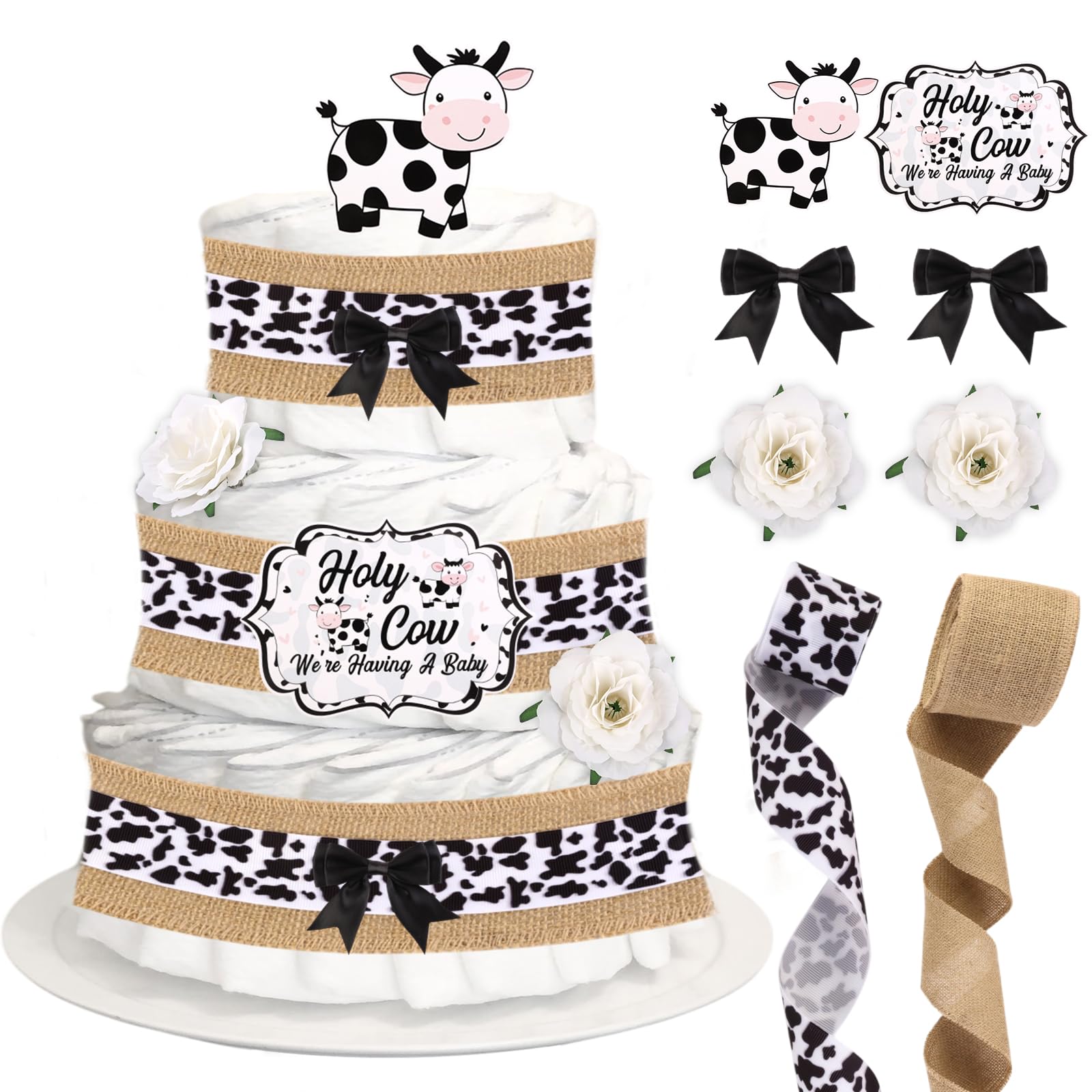Burlap And Lace Baby Cake Ideas Rustic Burlap & Lace Wedding
