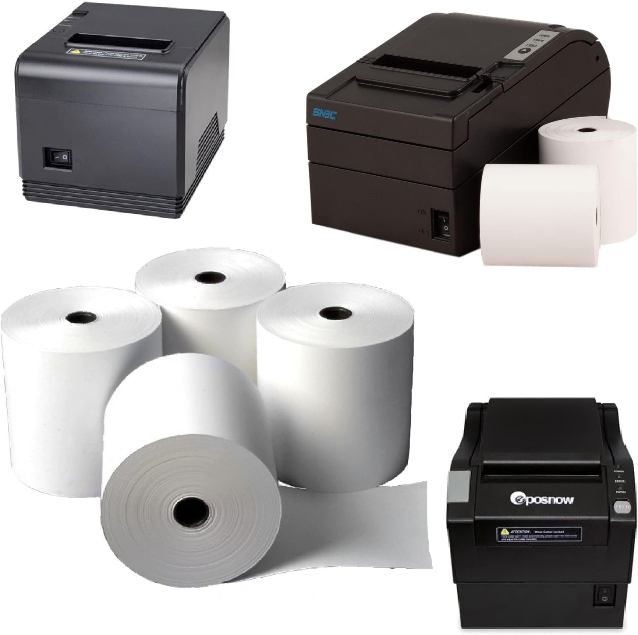 20 Rolls of Premium 80 x 80mm Thermal Paper Till Rolls, Receipt for ...