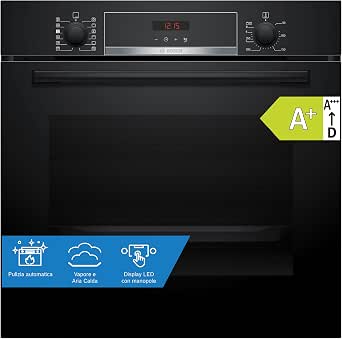 Bosch HQA574BB3 Series 4 Built-in Steam Oven Pyrolysis: Effortless Oven ...
