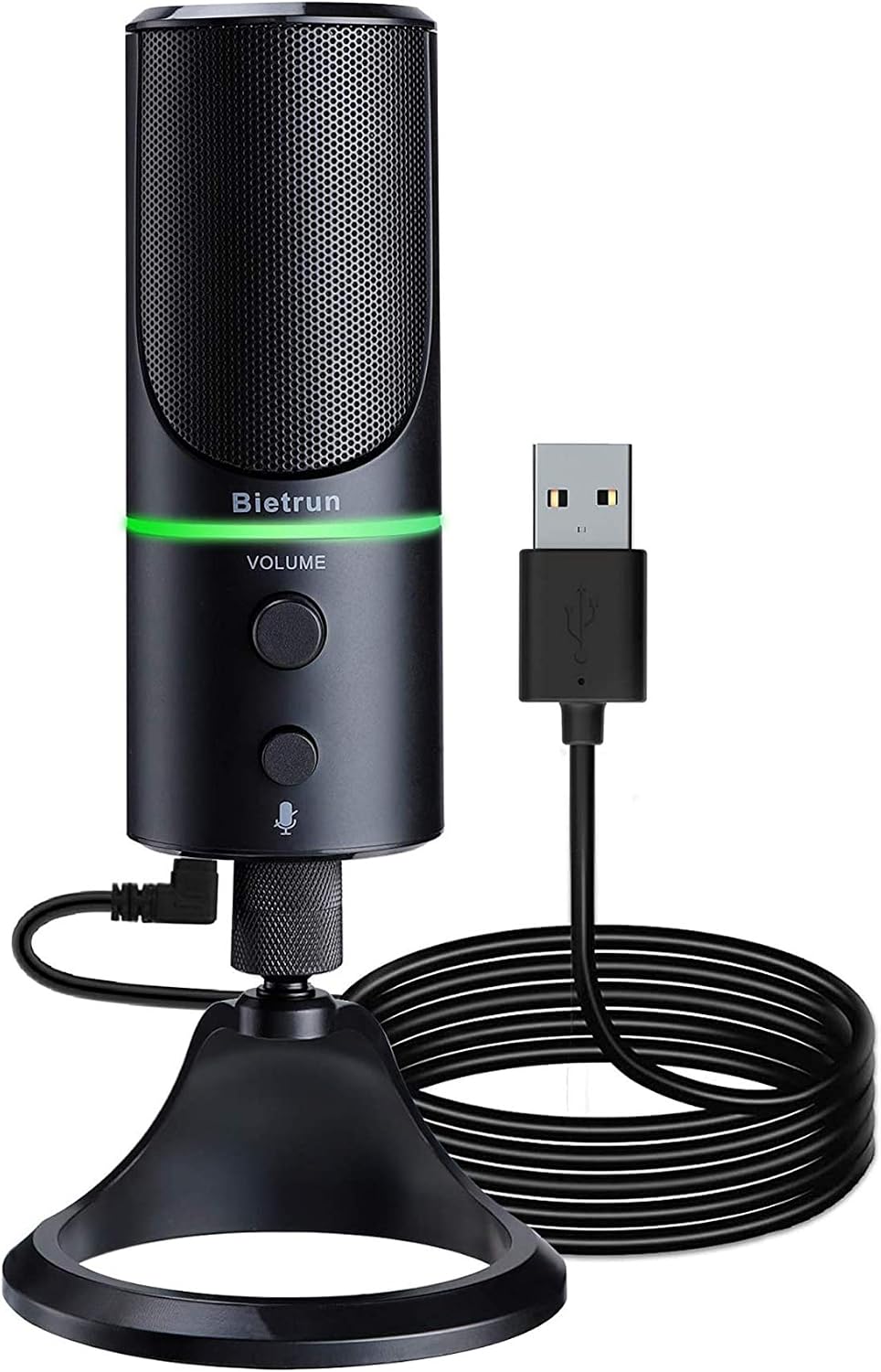 Bietrun Microphone PC, Microphone à Condensateur avec Réduction du ...