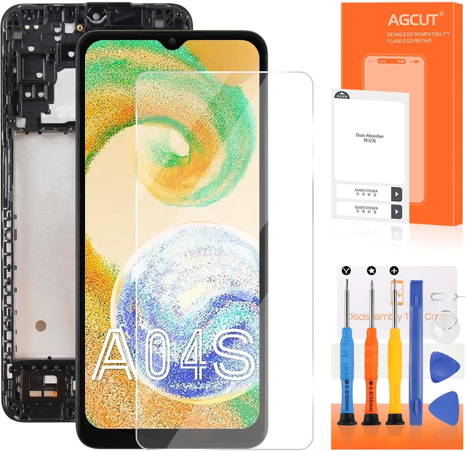 Amazon.com: for Samsung Galaxy A04S Screen Replacement SM-A047M with ...