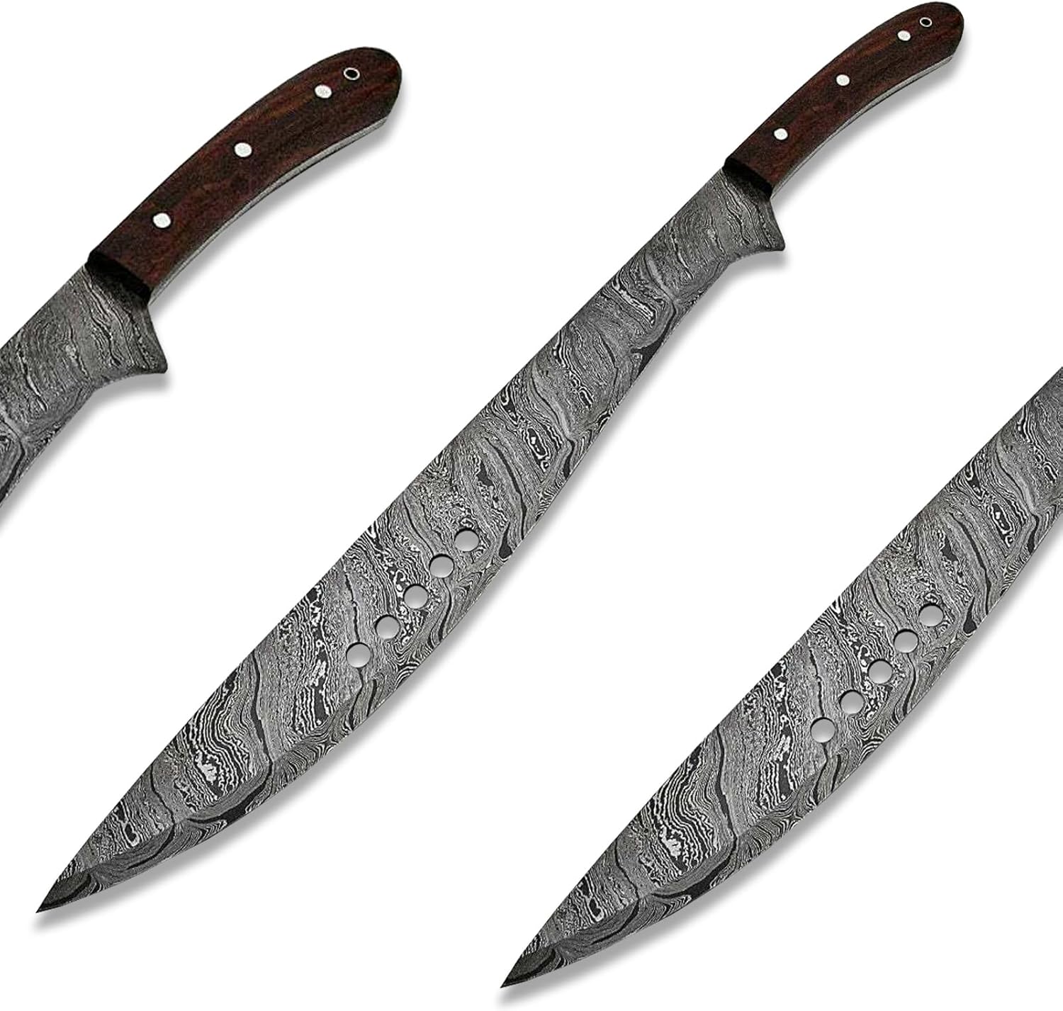 Amazon.com : Generic Handmade Damascus Steel Book of Eli Machete Sword ...