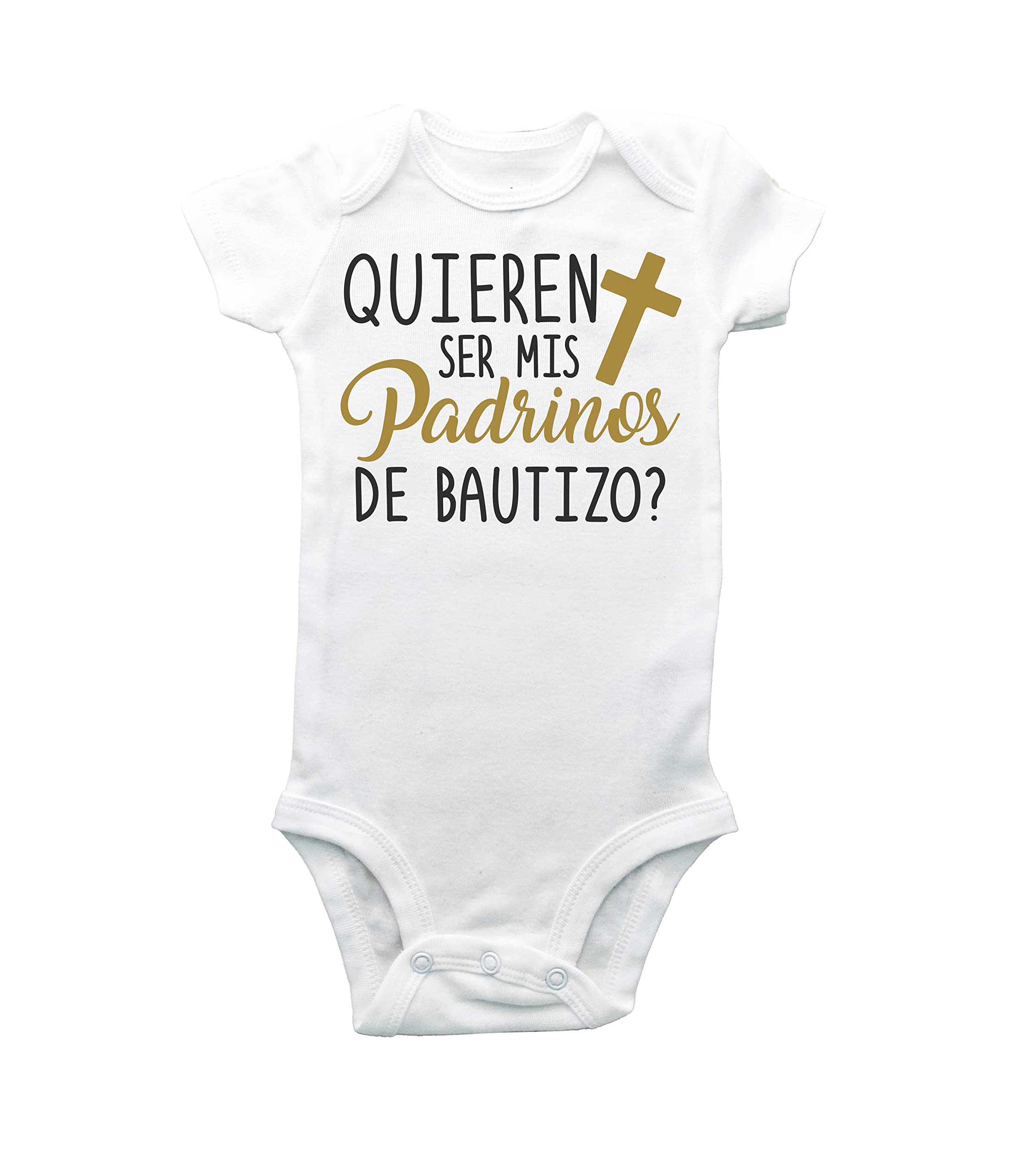 Buy Quieren ser mis padrinos de bautizo? bodysuit - Madrina - Padrino ...
