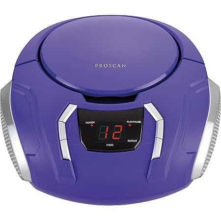 Amazon.com: PROSCAN SRCD243 Portable CD Player with AM/FM Radio ...