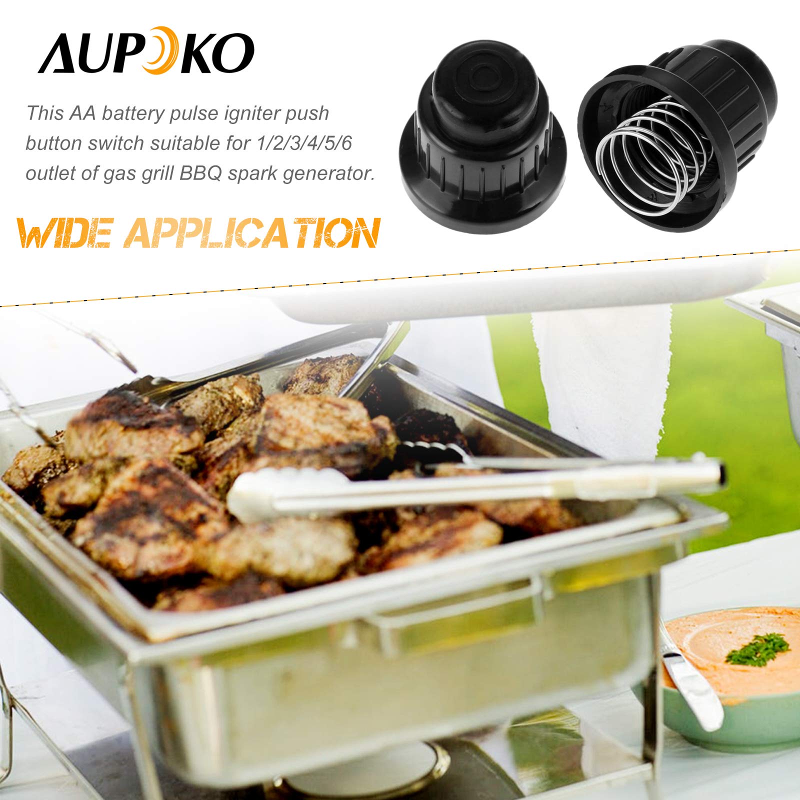 Snapklik.com : Aupoko AA Battery Push Button Igniter Ignitor Cap