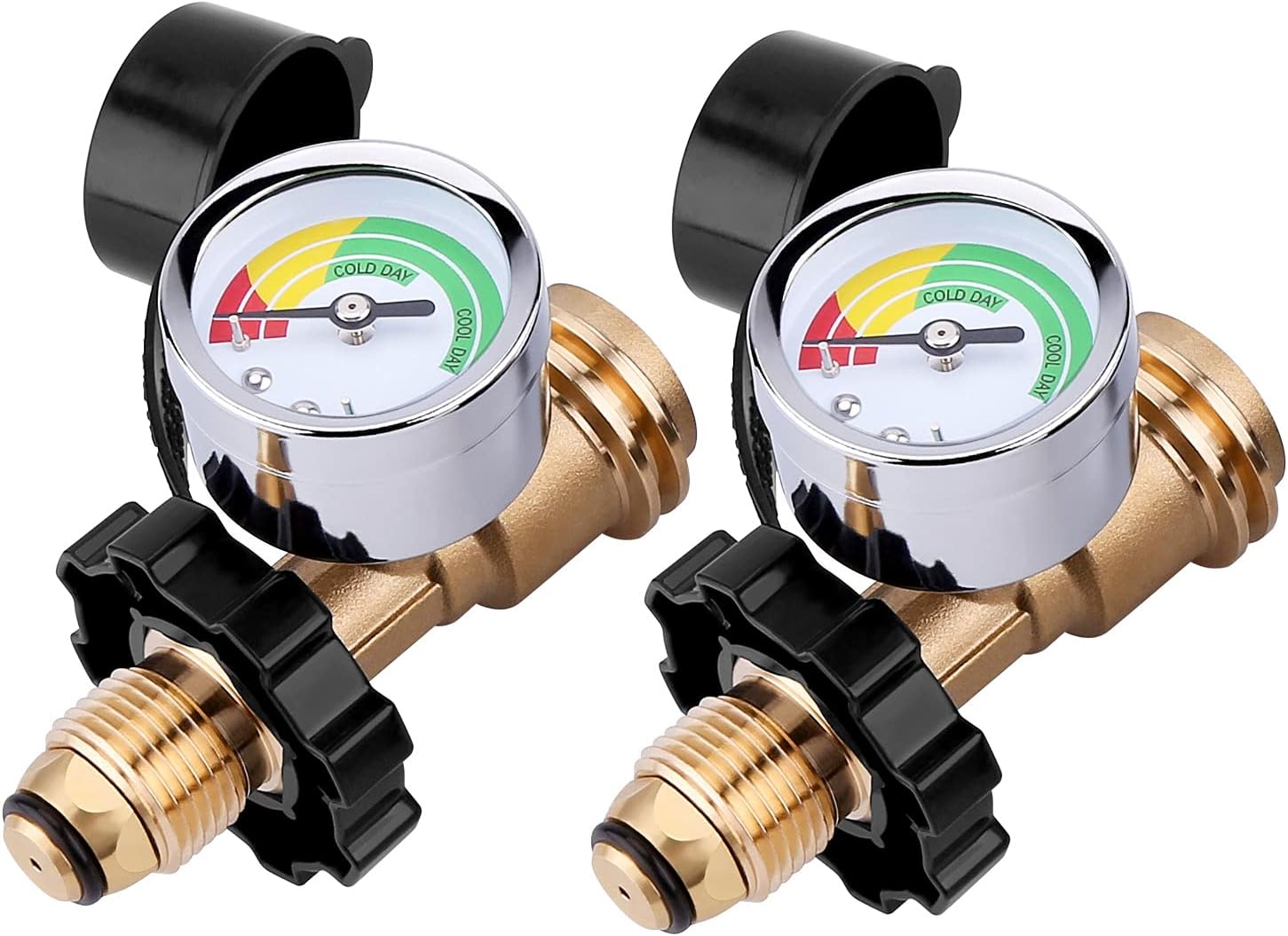 Amazon.com : Hooshing 2 Pack Propane Tank Adapter Converts POL LP Tank ...
