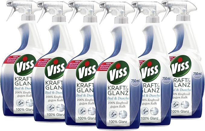 Viss VISS Cleaning Spray for Bath and Shower for Radiant Shine 100% ...