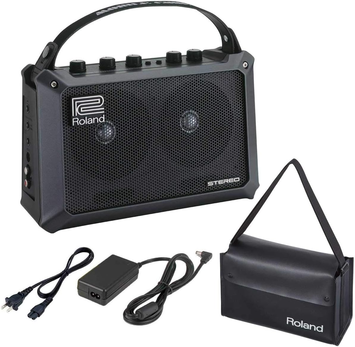 Amazon.co.jp: ローランド MB-CUBE：コンパクト アンプ【電源アダプタ＆ケース付】Roland モバイルキューブ ...