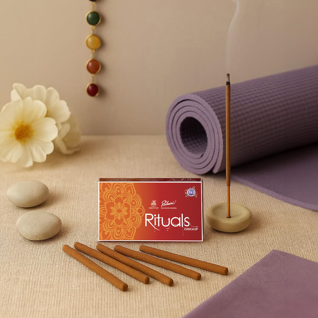Padmini Ritual Dhoop | Pack of 3 | Premium Low-Smoke Earthy Fragrant ...
