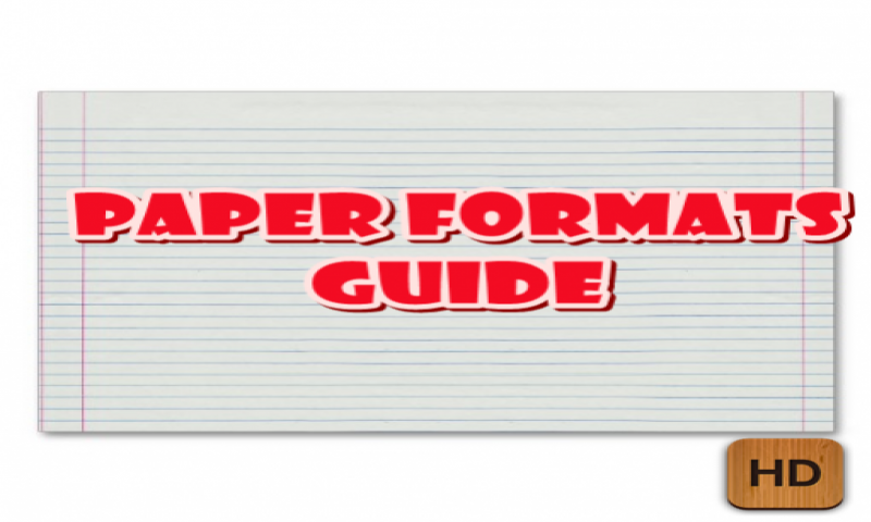 Paper formats Guide:Amazon.com:Appstore for Android