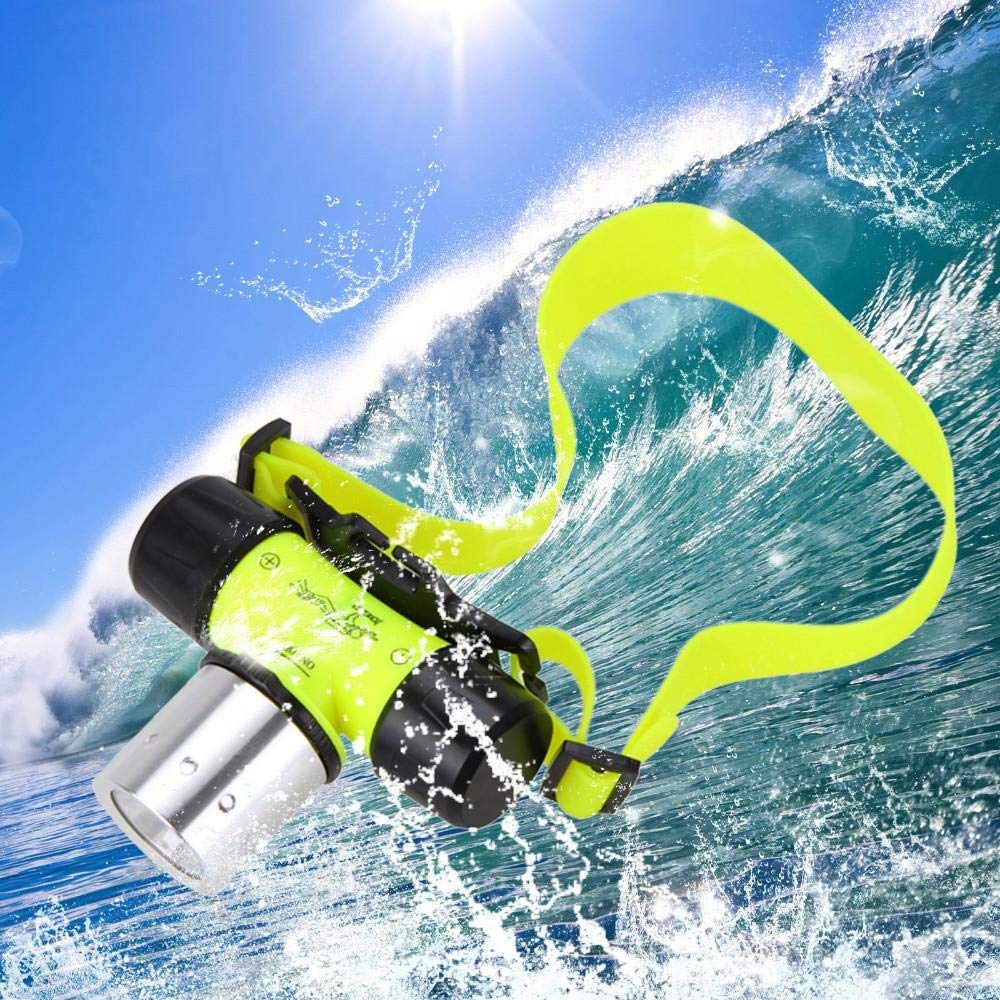 Snapklik.com : WINDFIRE Scuba Diving Headlamp Dive Light, Underwater ...
