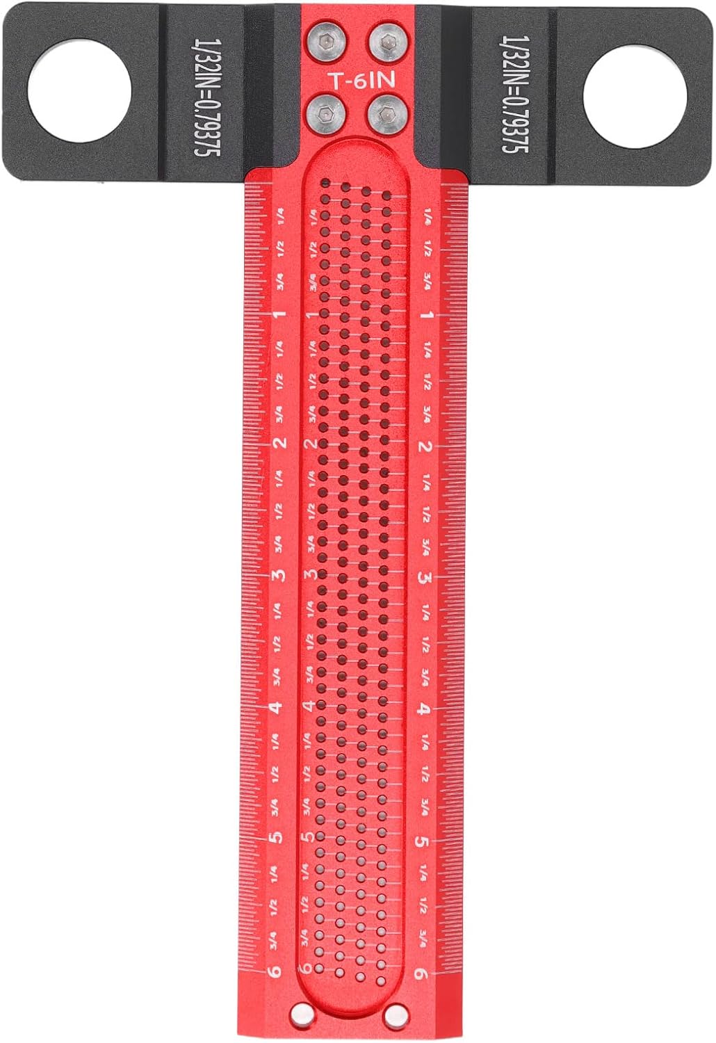 Hole Marking T Ruler,Precision T Shaped Hole Measuring Ruler,Aluminum ...