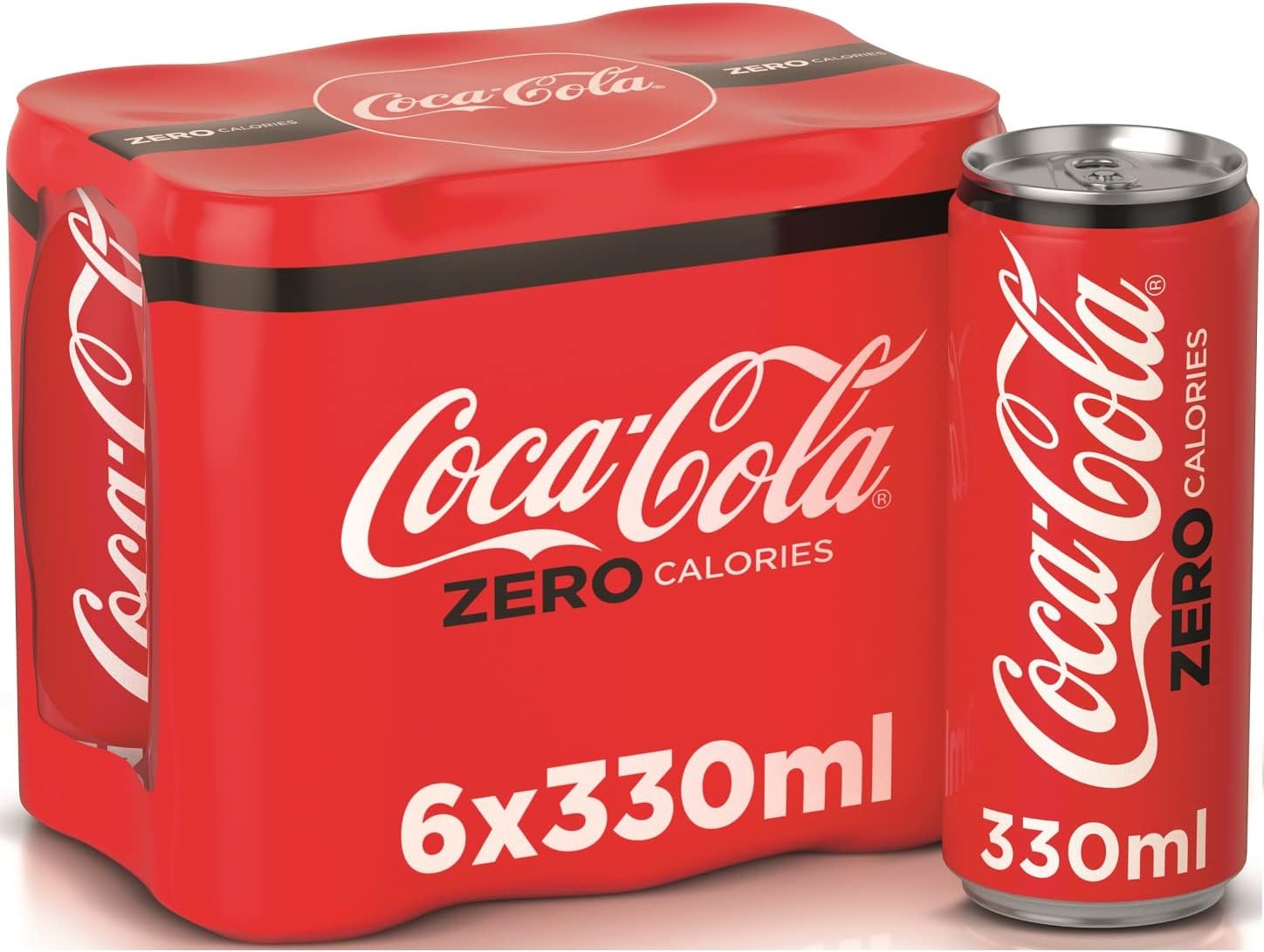Coca Cola Zero Can, 330ml (Pack of 6) : Amazon.co.uk: Grocery