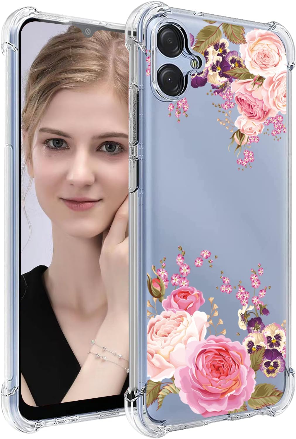 Amazon.com: Bereajoy for Samsung Galaxy A04e Case, Galaxy A04e 4G Case ...