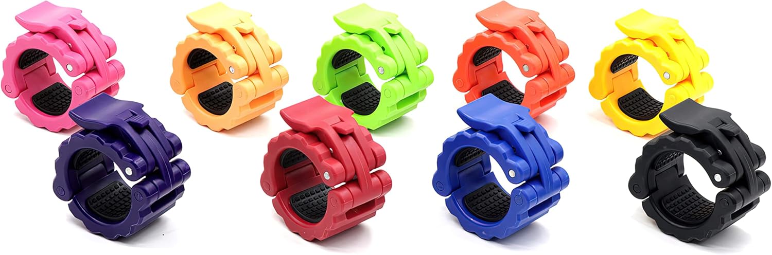 Buy Greenseven Weight Clamps Gym Bar Clip, 2 inch Olympic Barbell ...