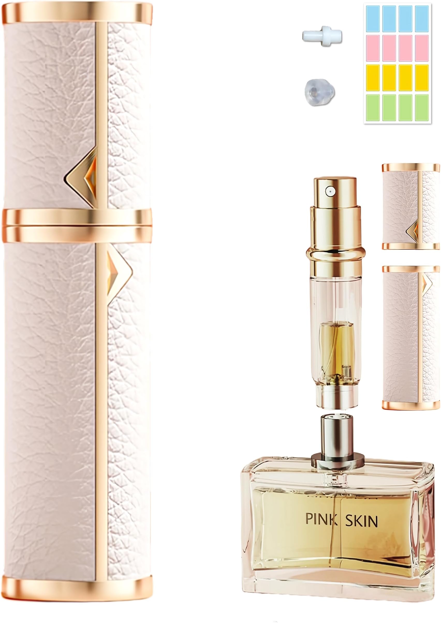 Amazon.com: LUEXBOX Portable Perfume Bottle for Travel, Mini Refillable ...