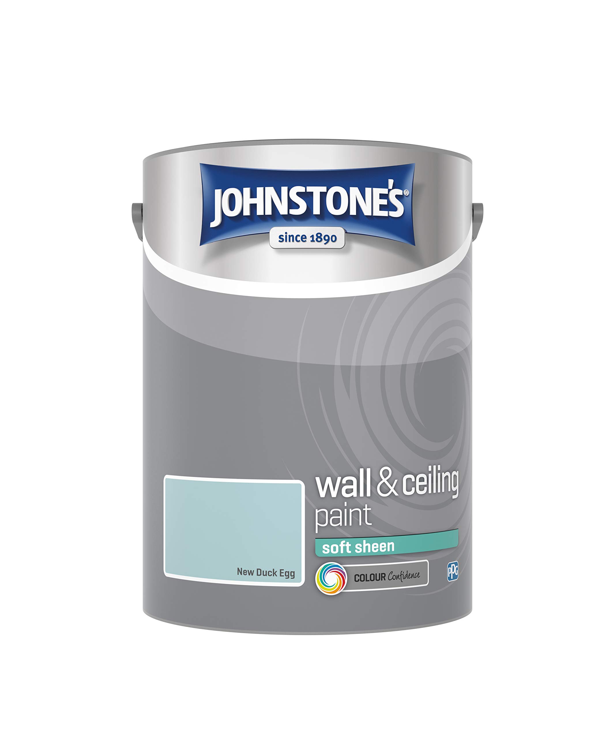Johnstone's - Wall & Ceiling Paint - New Duck Egg - Soft Sheen Finish ...