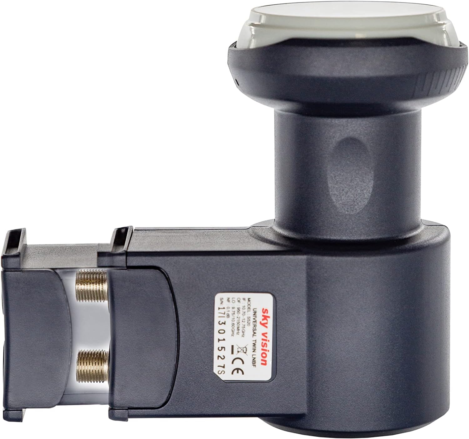 SKY VISION Twin-LNB, Satelliten universal LNB, 2 Teilnehmer inkl ...