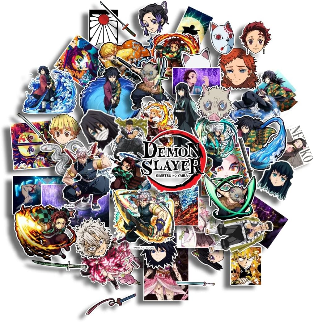 30Pcs Anime Vinyl Stickers - Waterproof for Laptops, Phones, Water ...