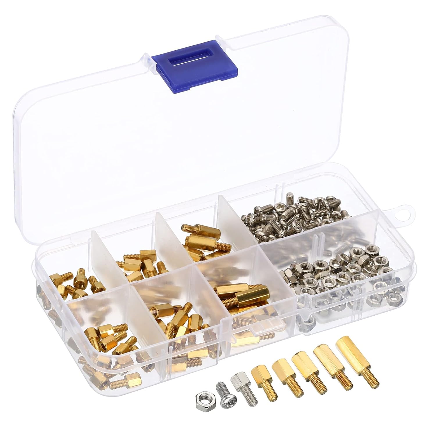 PATIKIL M3 Standoff Screws, 180 Pcs Male Female Hex Brass PCB Standoff ...