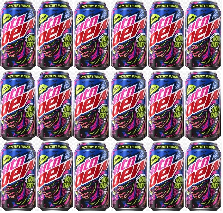 Snapklik.com : Voodew 2023 Voo Dew Mtn 18 Pack 12oz Cans Voodoo Mountain