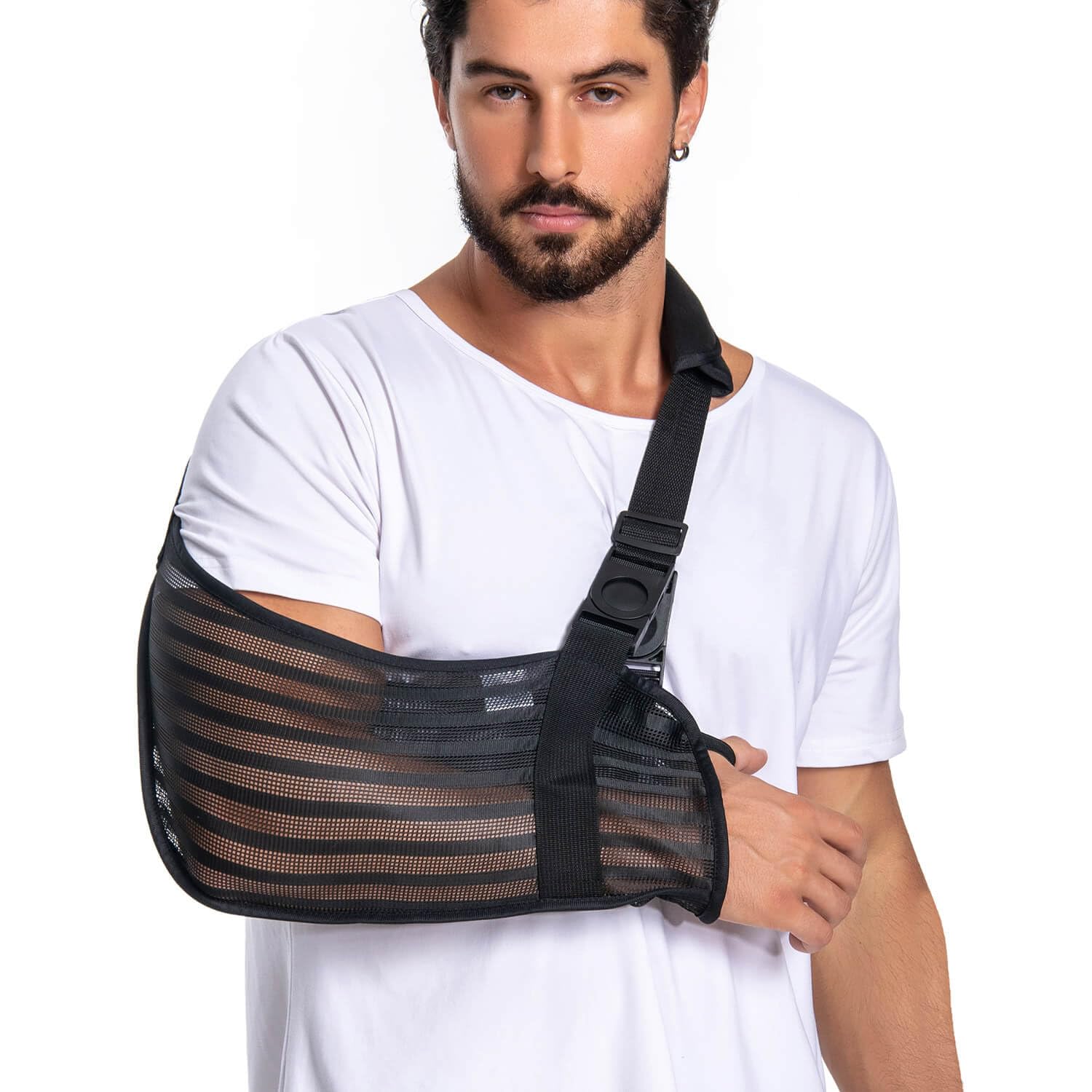 Amazon.com: Fotgok Arm Sling for Shoulder Injury with Removable ...