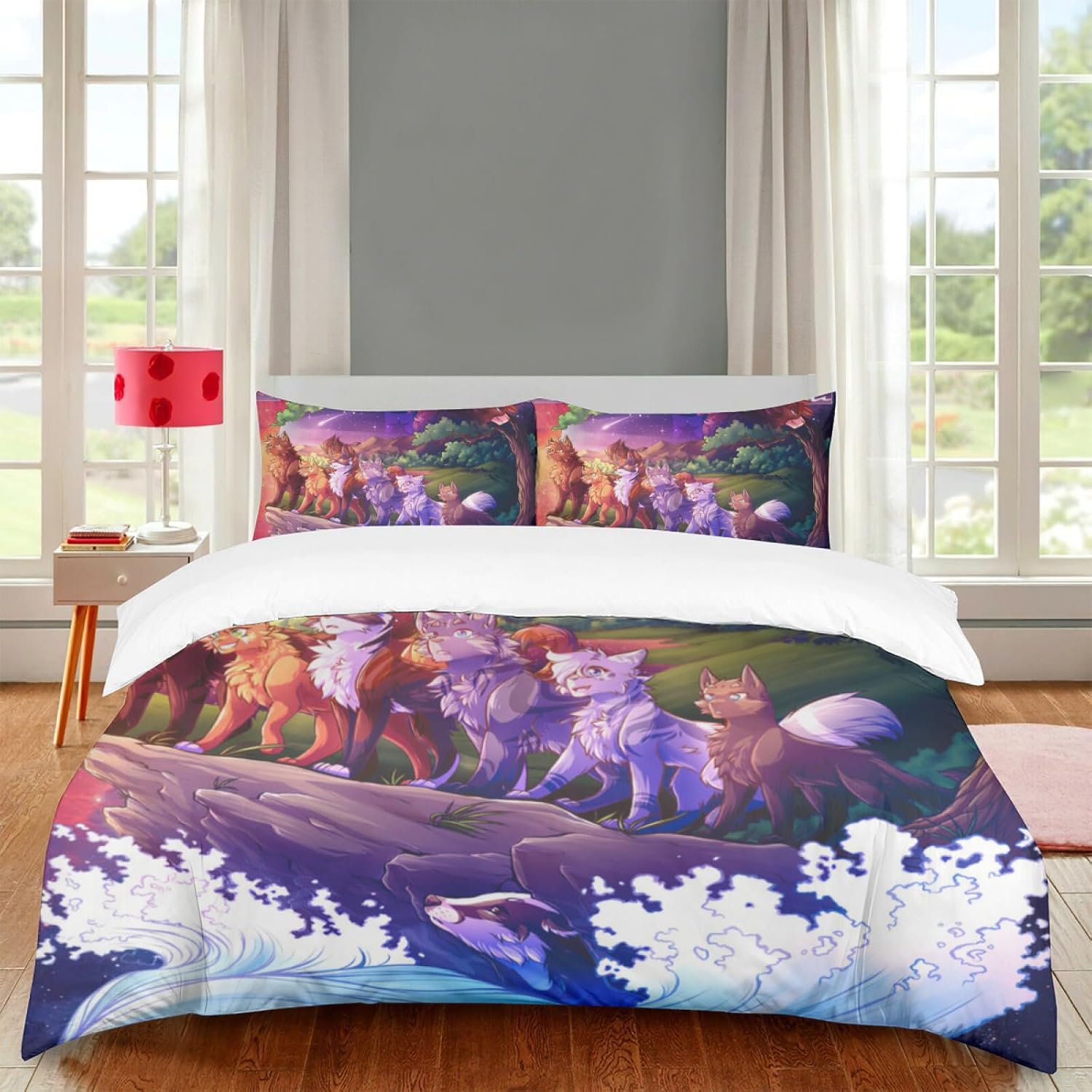 Amazon.com: Generic Cover Cartoon Bedding Sets Lightweight Room Decor ...