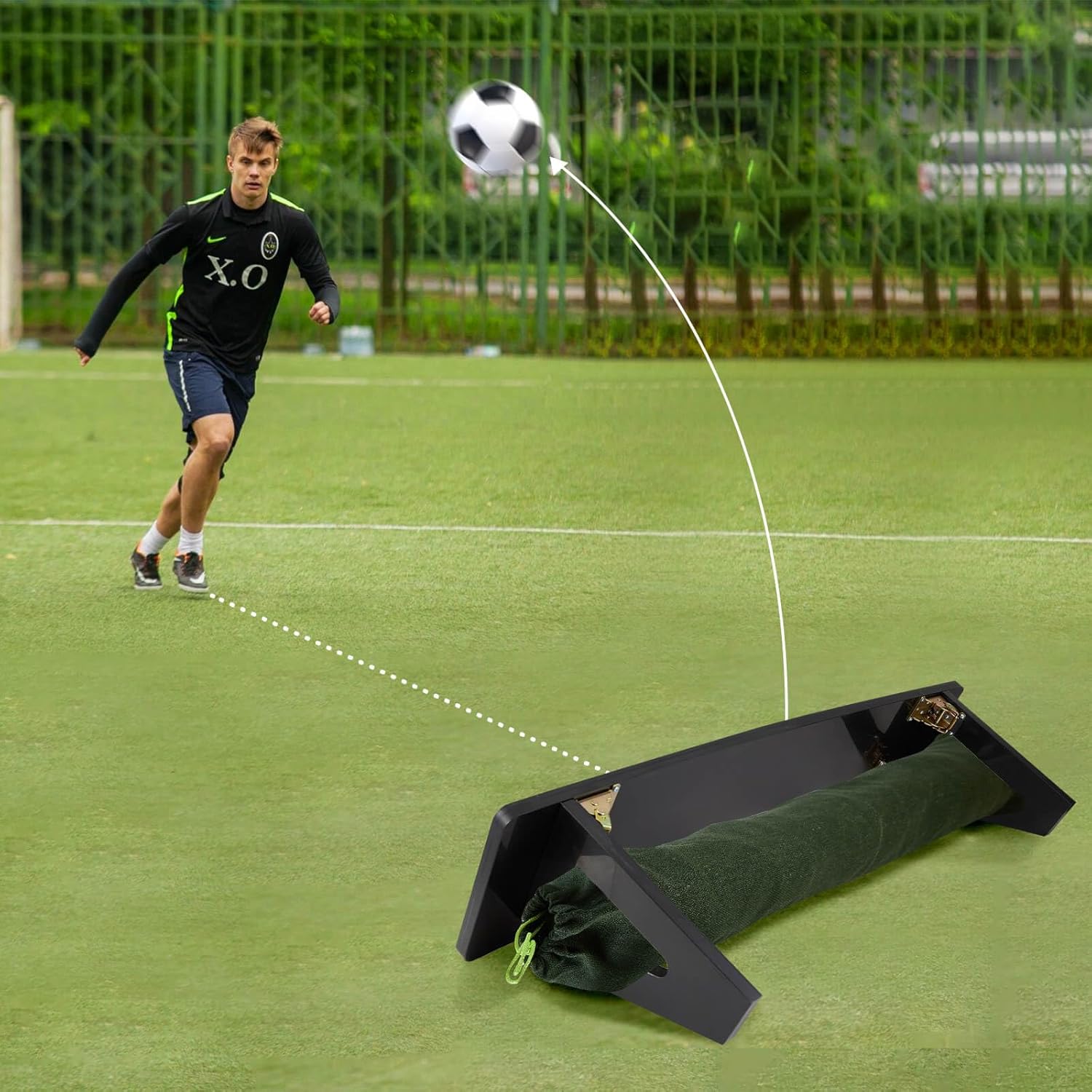 Soccer Passing Board Portable and Collapsible, 39.4"" × 9.8"" Soccer ...