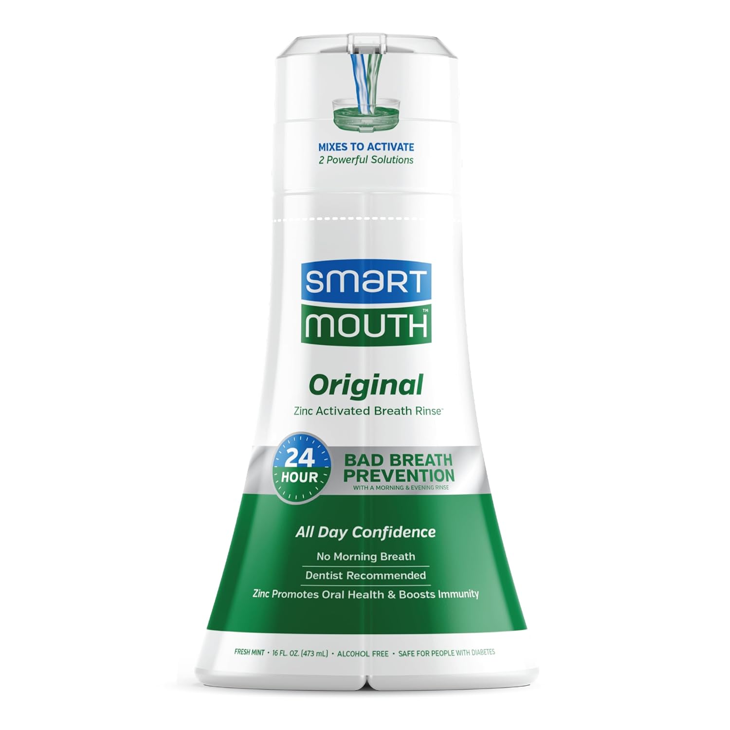 SmartMouth Original Activated Mouthwash Mint 16 FL oz : Amazon.in ...