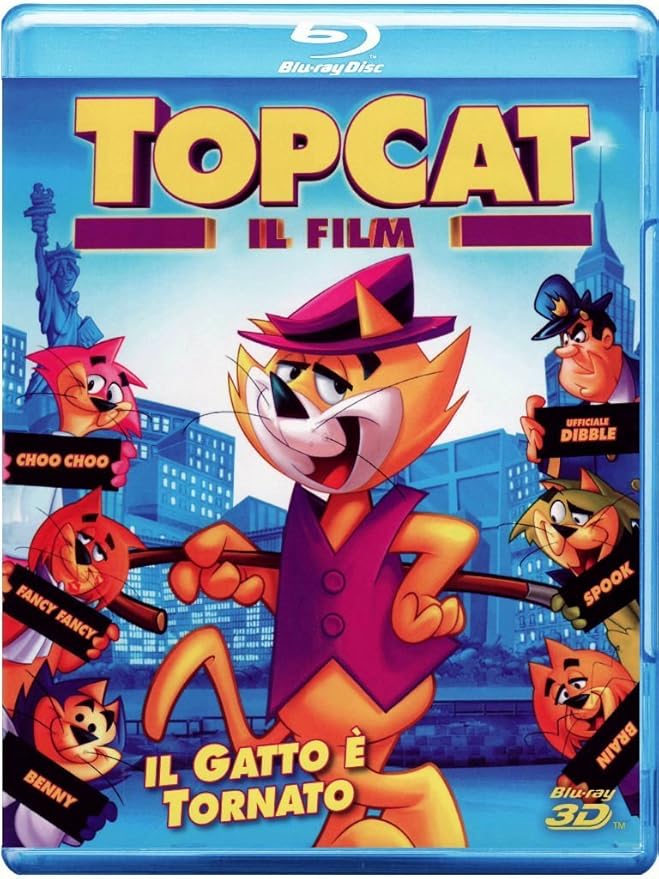 Top cat - Il film (3D+2D) [3D Blu-ray] [IT Import] : Timothy McKeon ...