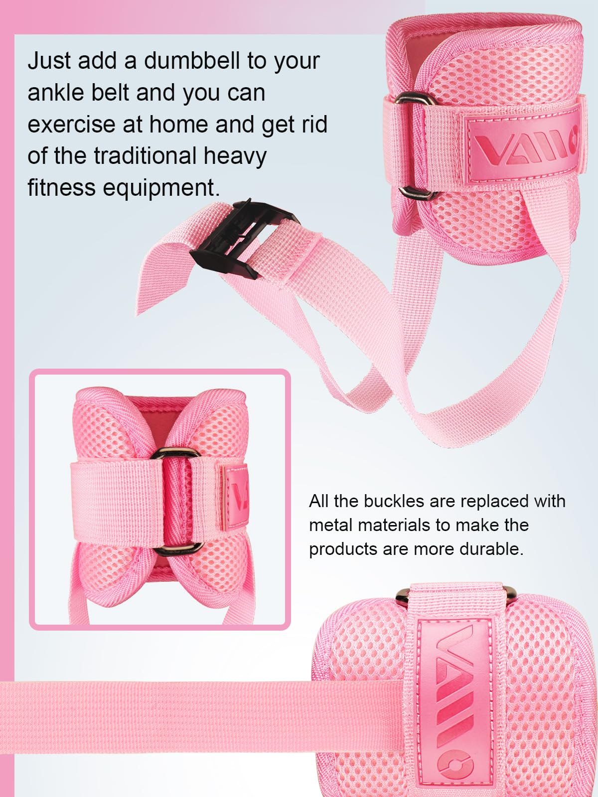 Snapklik.com : Dumbbell Foot Attachment, Adjustable Ankle Weights ...