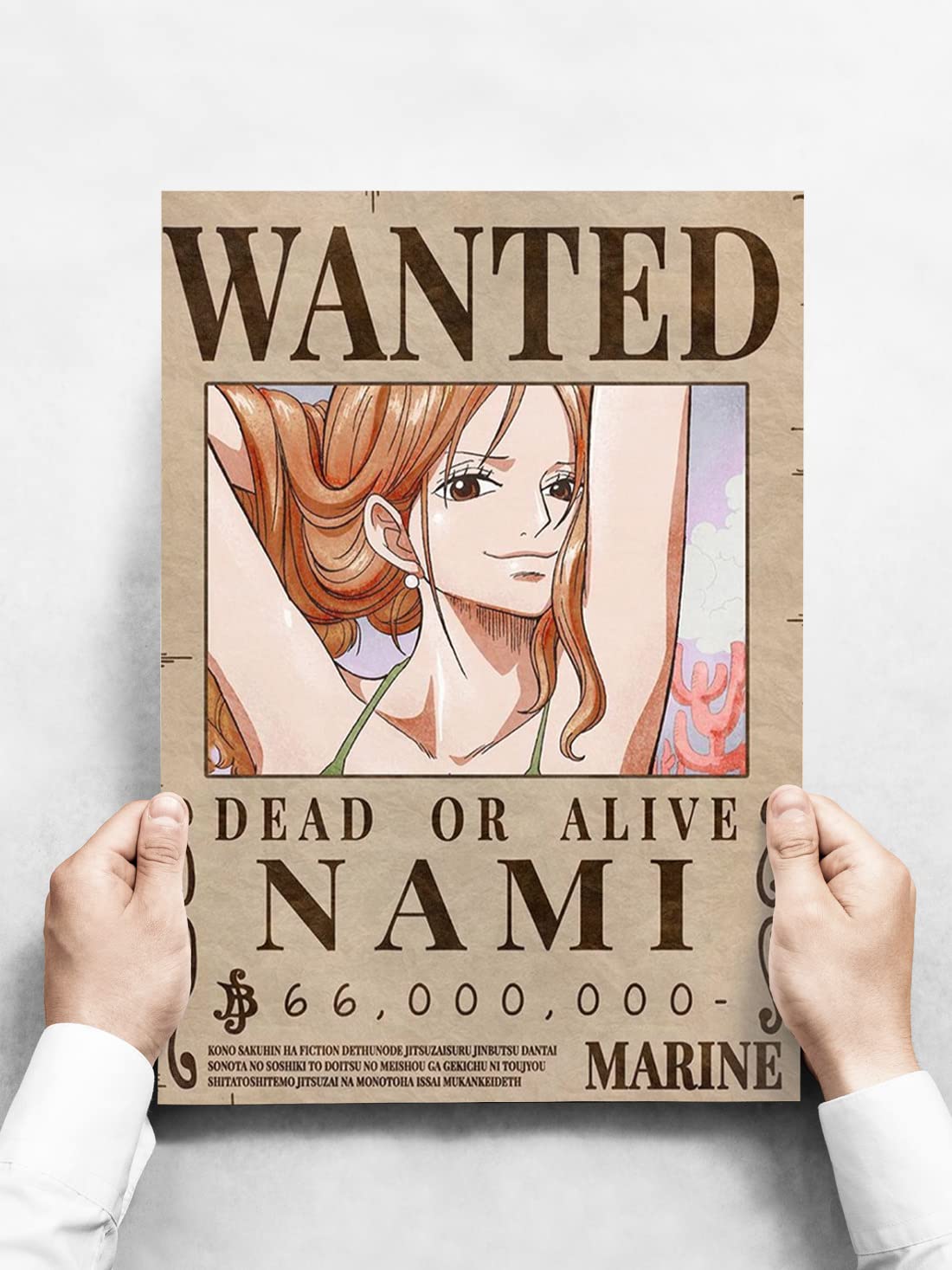 Nami Wanted Poster Transparent Nami Wanted Poster One Piece Bounty