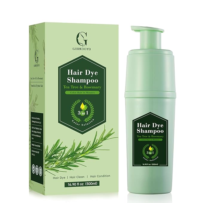 Amazon.com : Brown Hair Dye Shampoo, Instant Hair Color Shampoo, Covers ...