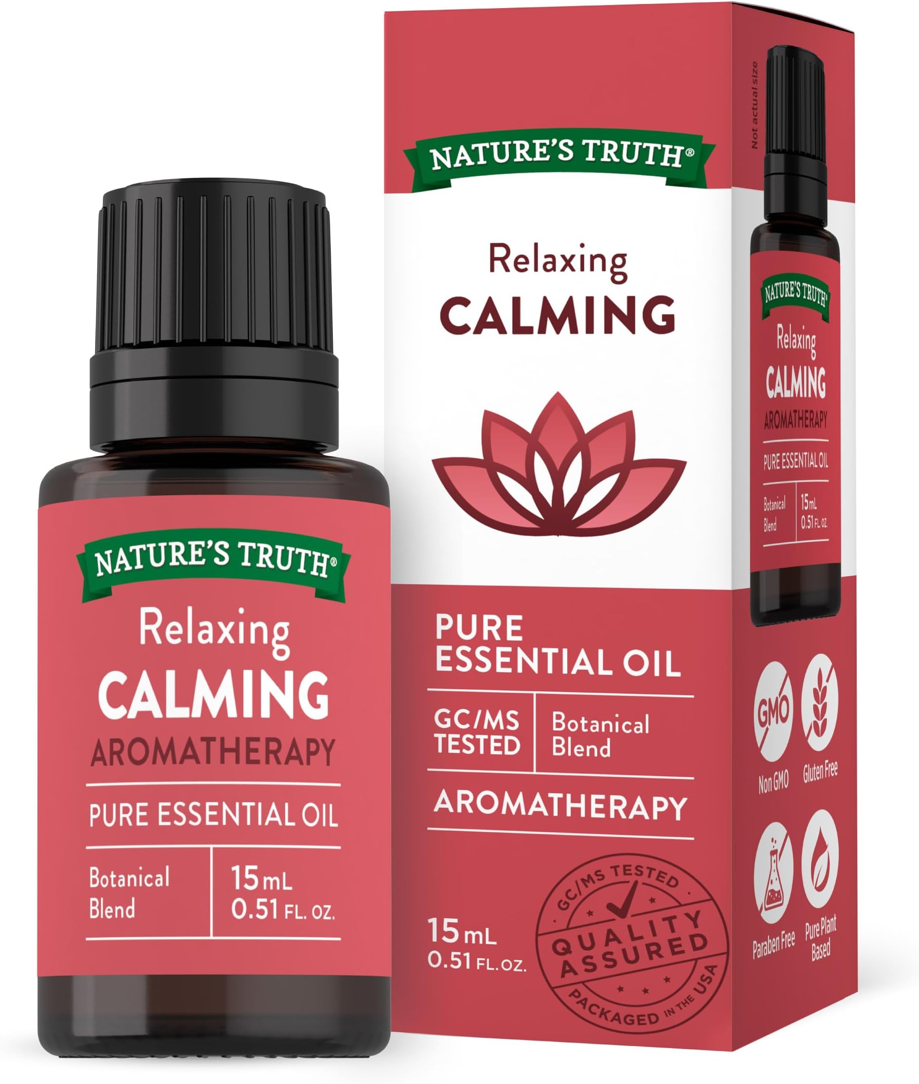Amazon.com: Nature's Truth Aromatherapy Calming 100% Pure Essential Oil, Citrus, 0.51 Fluid ...