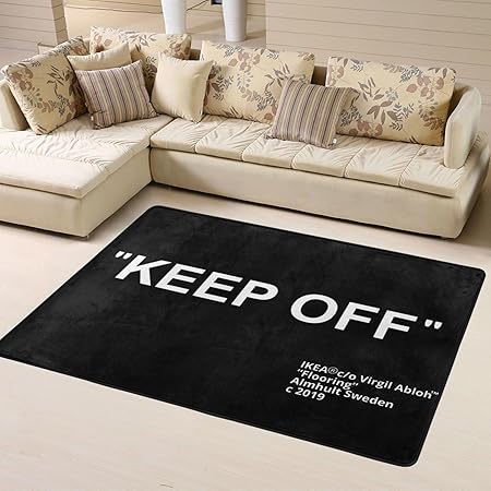 YIKUDU Keep Off Large Rugs Floor Mat Modern Carpet for Home Decoration ...