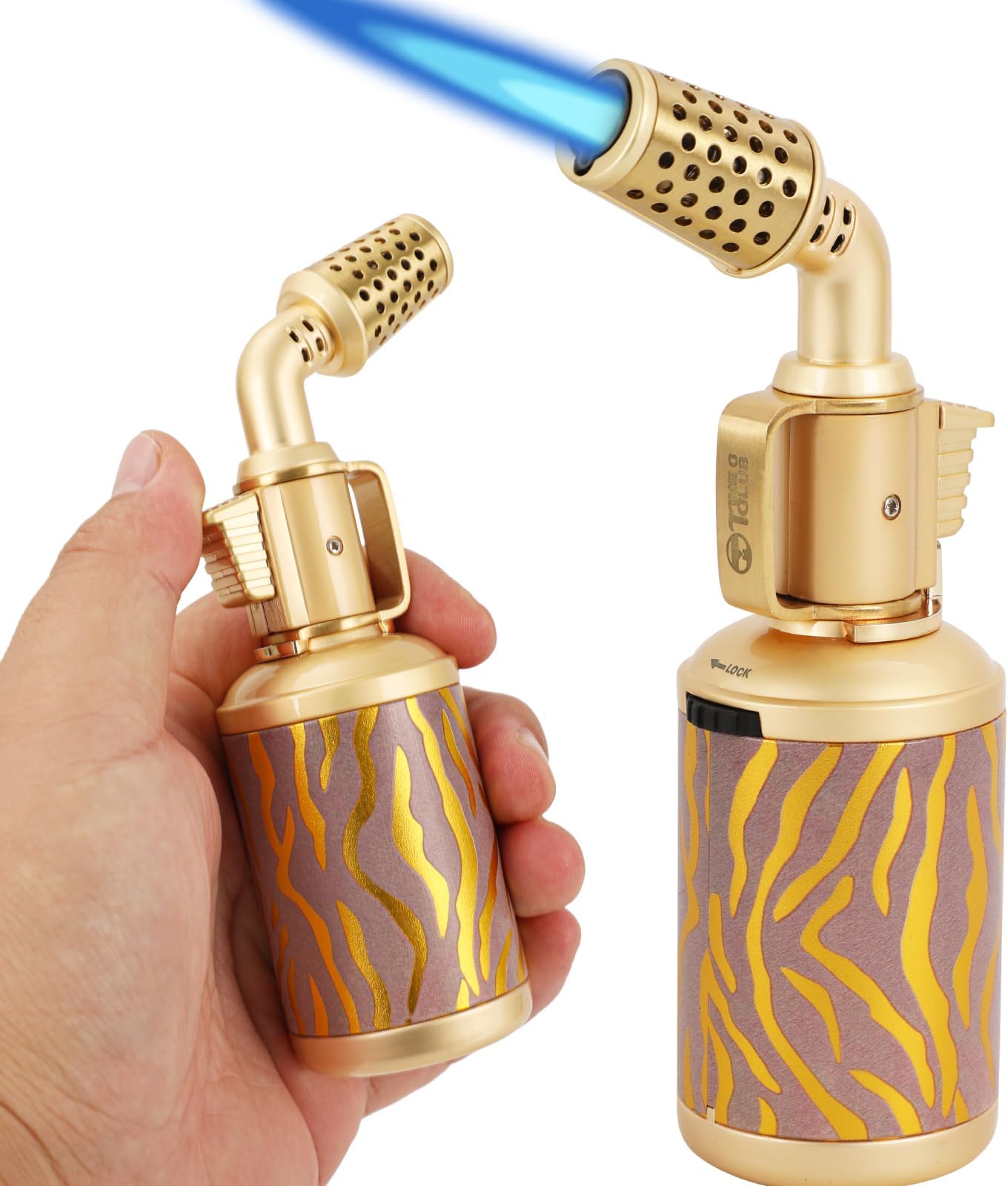 Amazon.com: UOOPHEE Butane Torch Lighter, Big Jet Torch Table Lighter ...