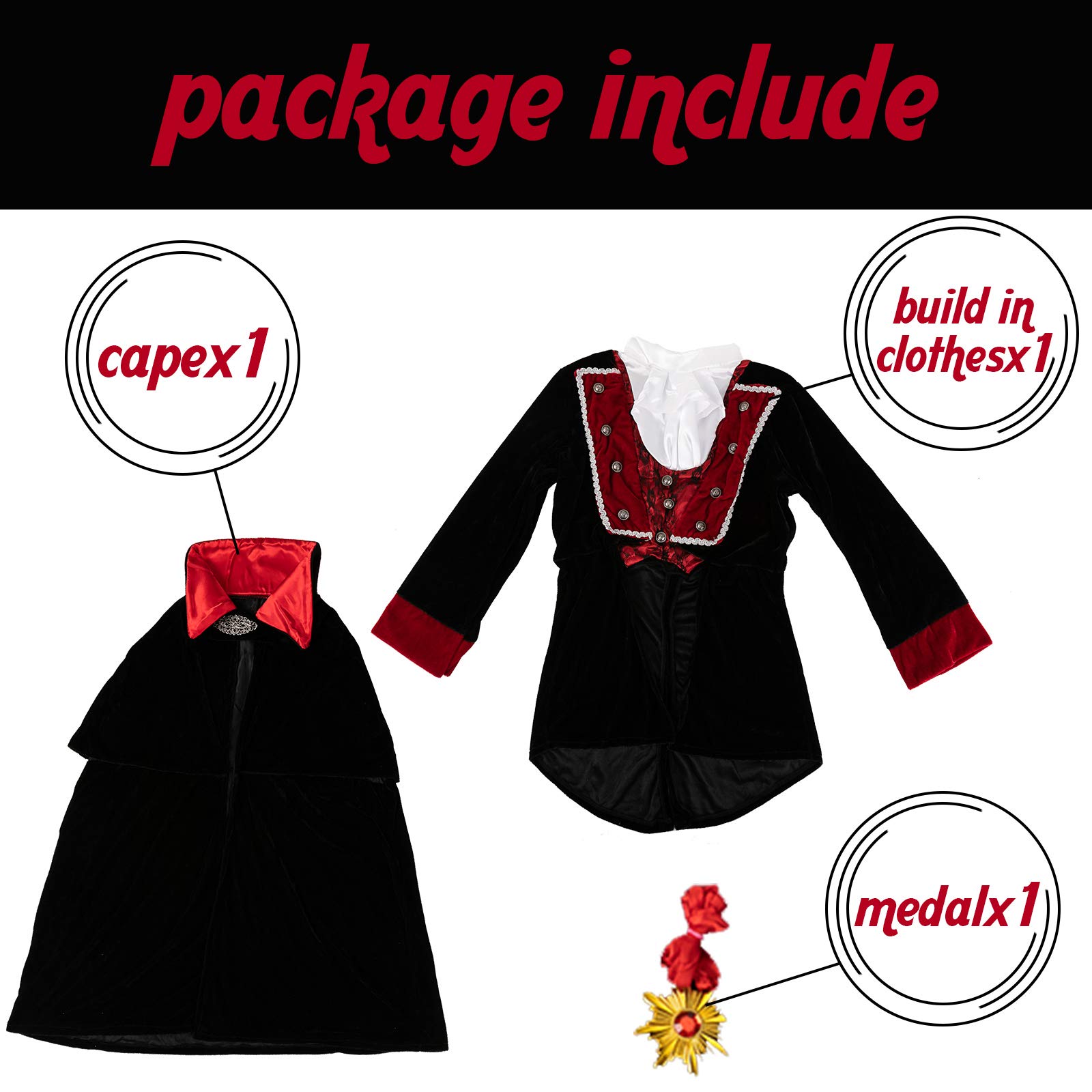 Snapklik.com : Vampire Costume For Boys, Boys Vampire Costume Deluxe ...