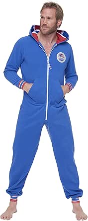 Amazon.com: Nebulus Onesie Pyjama Jumpsuit JUMPER, men, cobalt, size L ...
