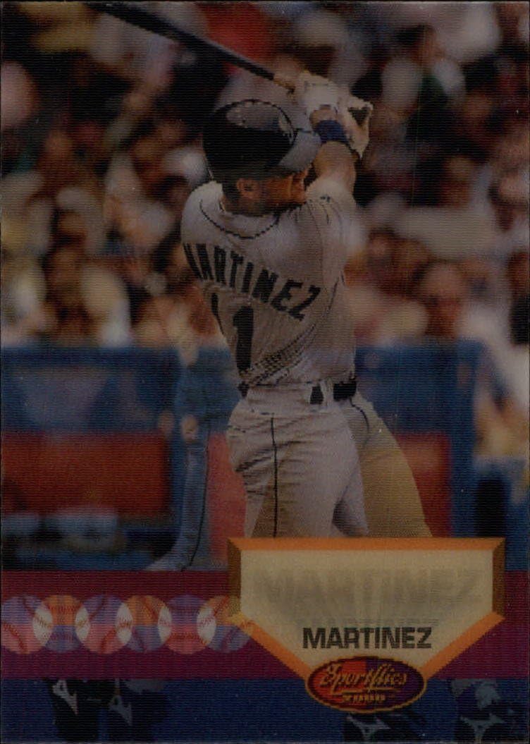 Amazon.com: 1994 Sportflics Baseball Card #115 Edgar Martinez ...