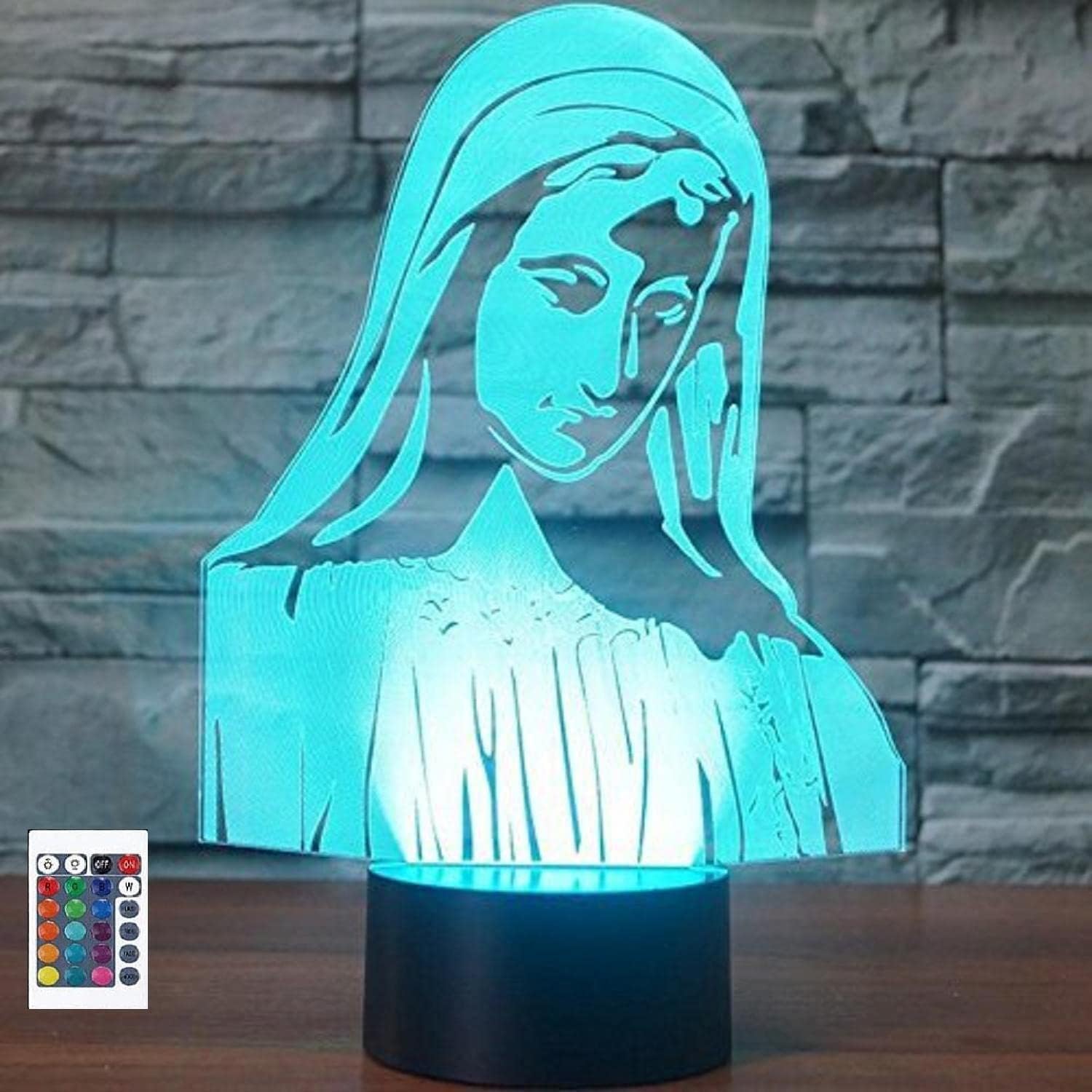 FXUSLGT 3D Night Bird Hummingbird Night Light Powered Remote Control ...