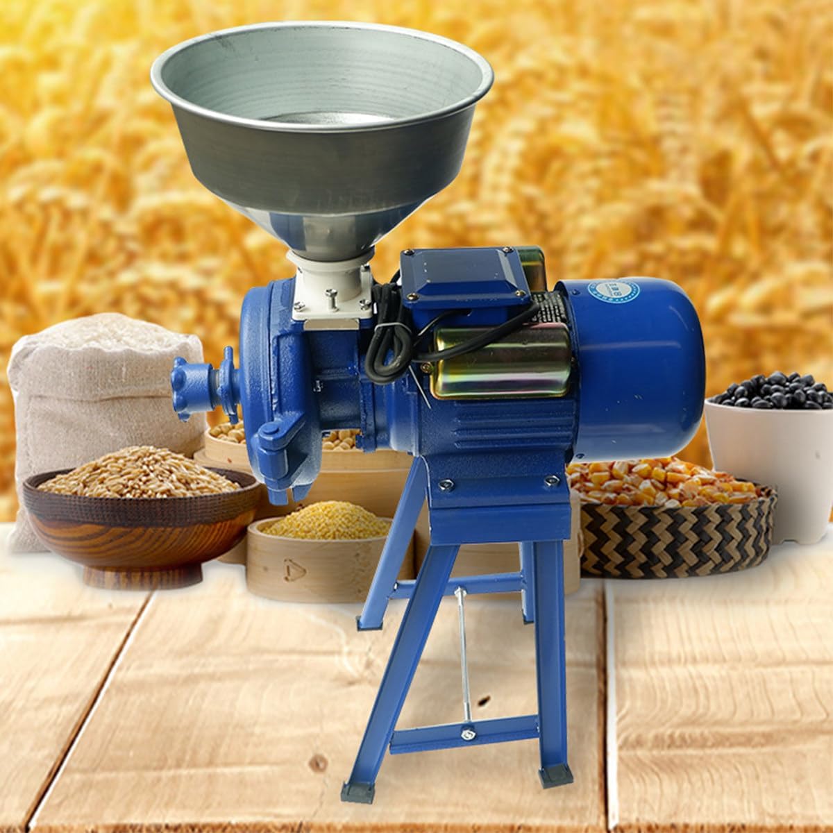 Amazon.com: TAHALI Electric Grain Mill, 220V 3000W Heavy Duty Grain ...