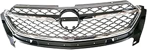 Amazon.com: ACROBATE Front Bumper Grille Chrome for Buick for Envision ...