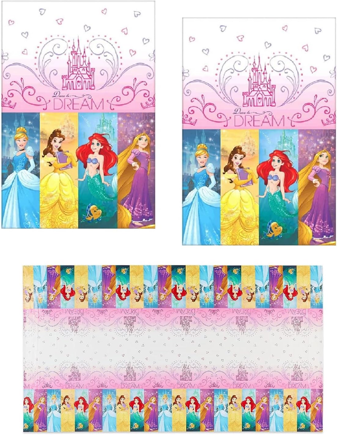 Amazon.com: Unique Disney Princess Party Supplies Bundle Pack Includes ...