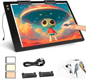 Amazon.com: Rechargeable A2 Light Pad - Battery Powered Tracing Light ...