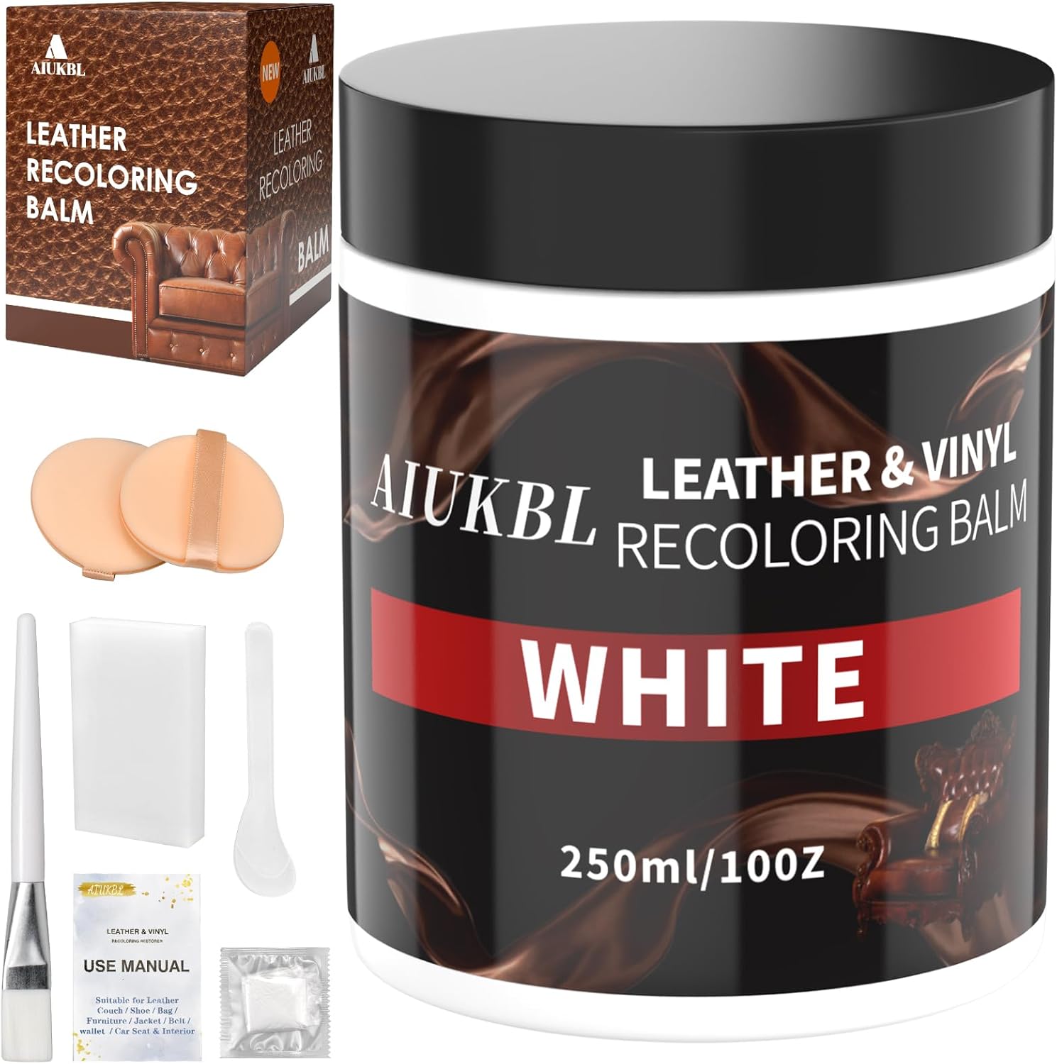 Amazon.com: AIUKBL Leather Recoloring Balm, Leather Color Restorer ...